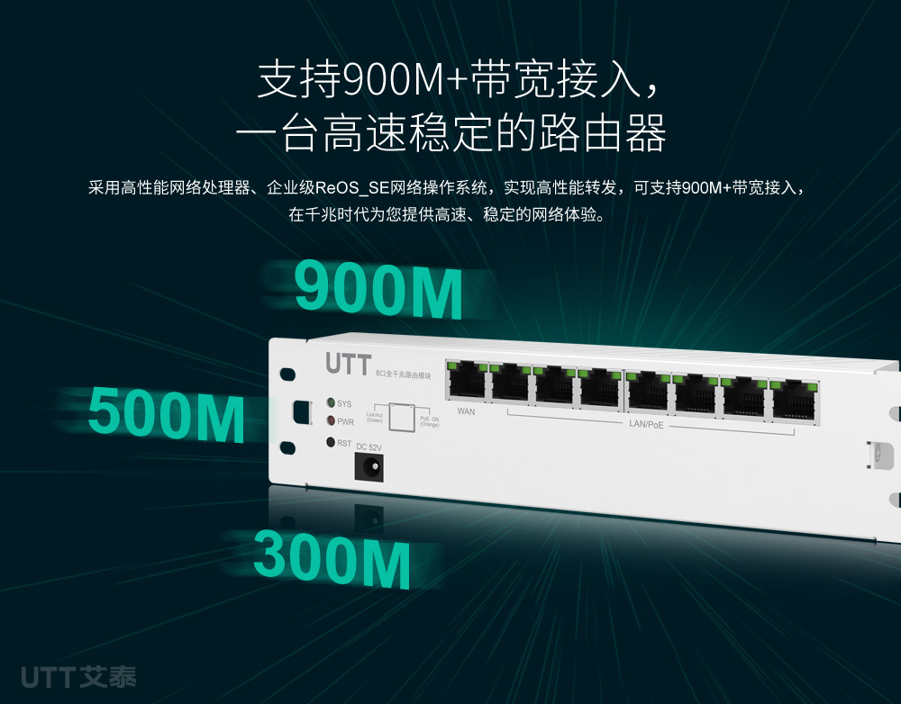 UTT艾泰-专业路由器、交换机、防火墙品牌