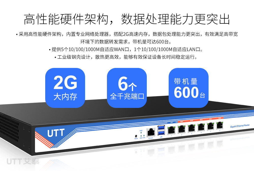 UTT艾泰-专业路由器、交换机、防火墙品牌
